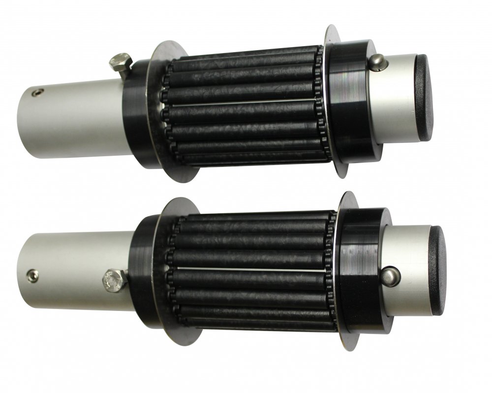 Adapter 20 mm shaft to 50 mm round tube, set for 2 ball