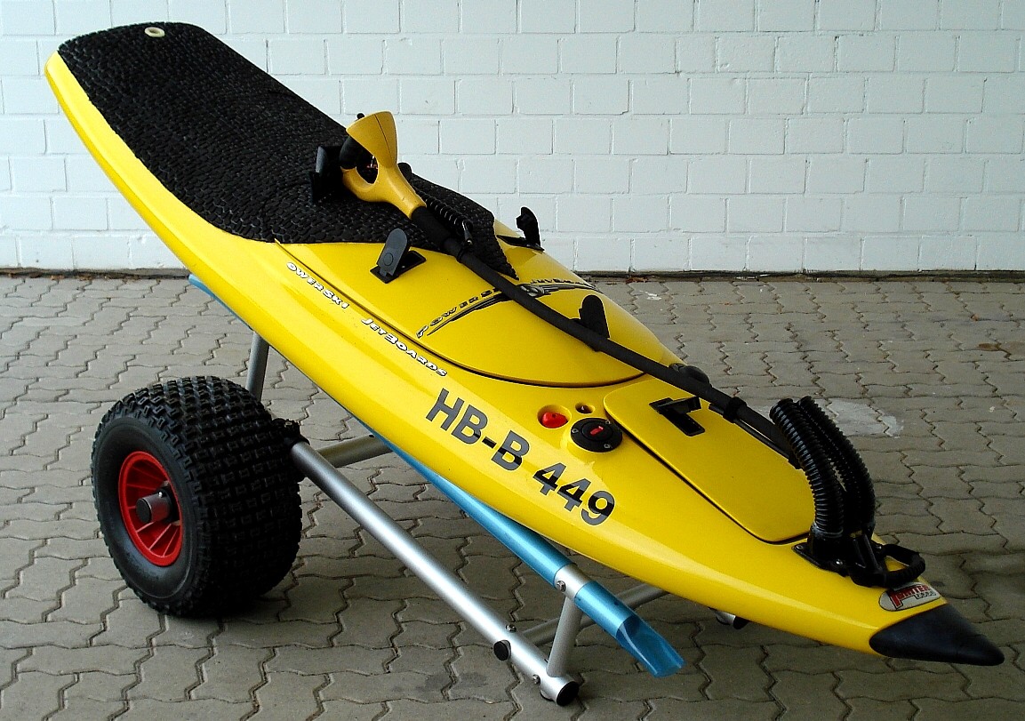PowerSki - trolley for the surfboard of the future