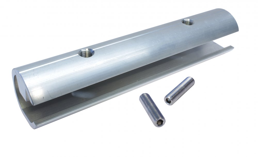 Internal axle connector - for 50x2,5 mm aluminium round