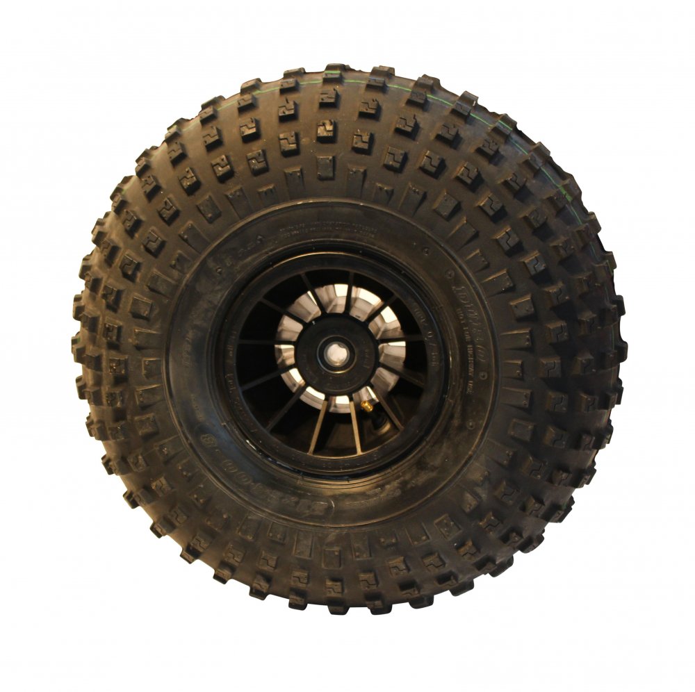 EuroTraX balloon wheel - 21x12-8 Knobbly - red or black