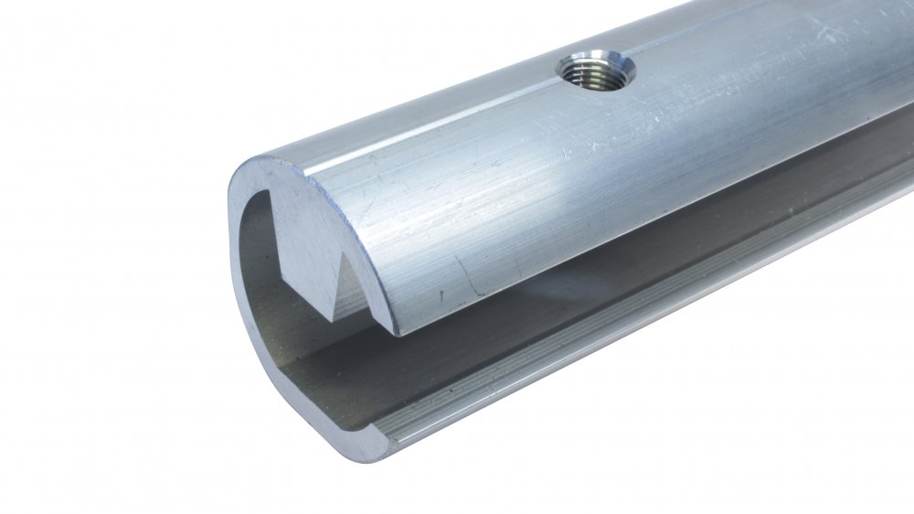 Internal axle connector - for 50x2,5 mm aluminium round