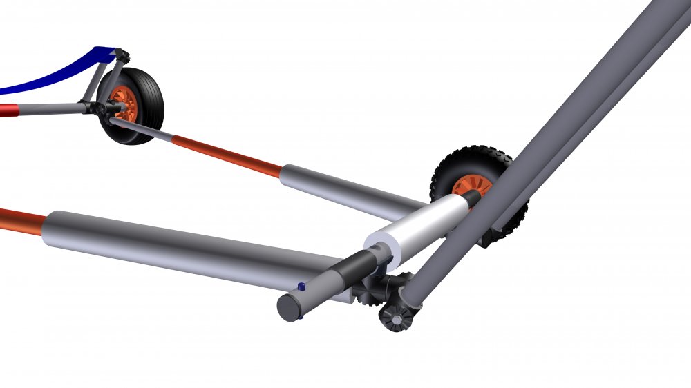 BeltStar - Dinghy trolley with broad strap for 420, 470