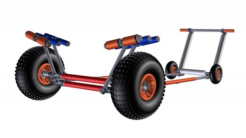 Inflatable Boat Launching Trolley - beach carts for inflatables