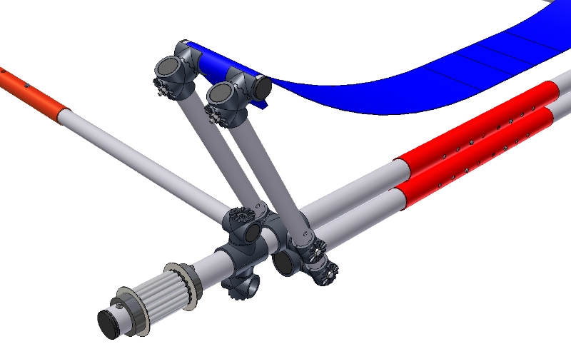 BigFoot XXL Tandem - 2 reinforced axles with wide belt support