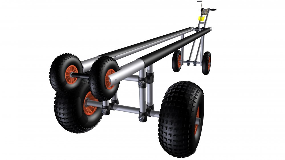 Carro de varada para Encore P bote de pedales de Nautic