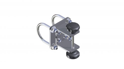 Towing bars and draw-bar, axles for launching trolleys