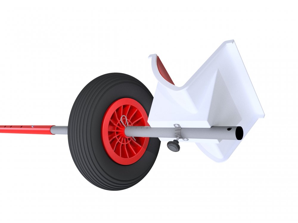 EcoLine catamaran launching trolley made in Kiel, Germa