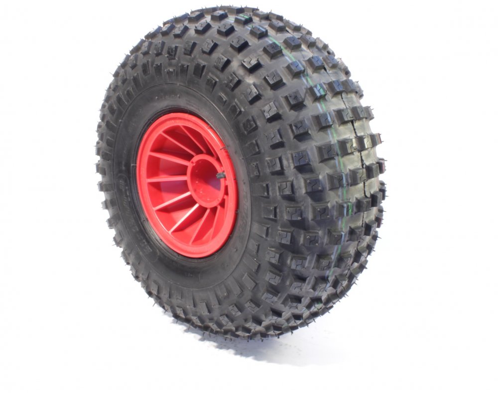 EuroTrax ballon wheel - 21x12-8 knobbly - on red or bla