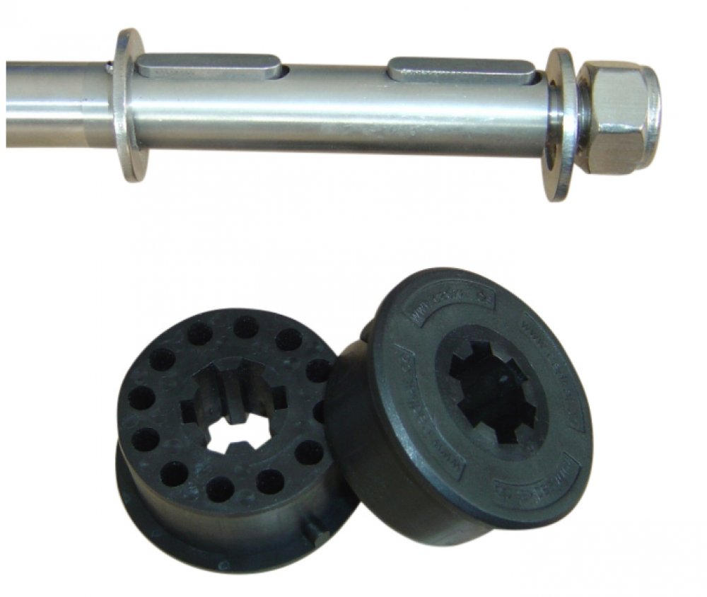 Insert for EuroTrax rim - serration, fiber glass