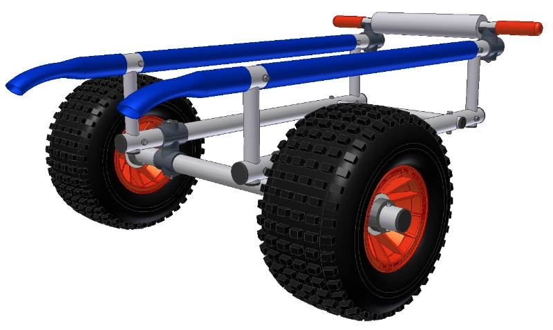 PowerSki - trolley for the surfboard of the future