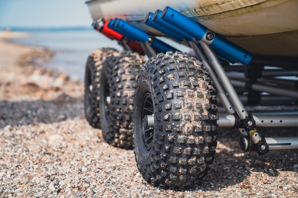 RibTrax 1x6 - new trolley for heavy inflatables