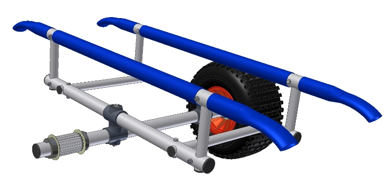 SurfTrax - the surfboard trailer for your equipment