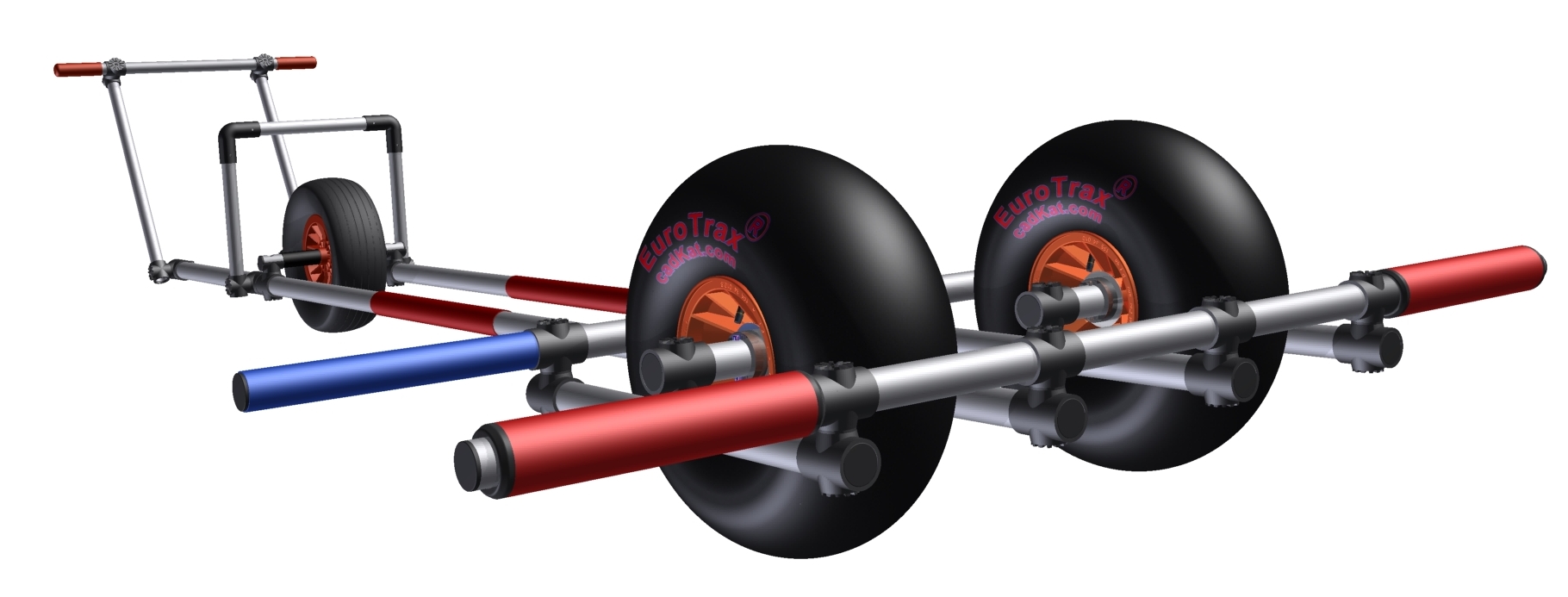 ThunderCat launching trolley for the beach - easy handl