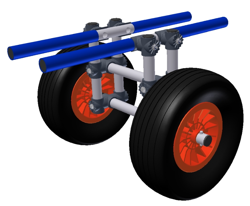 Tri 35 - a small, handy launching trolley for the side