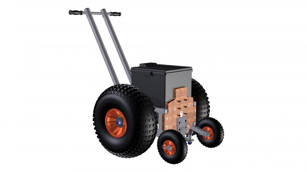 cadMover - battery powered support mashine for moving a